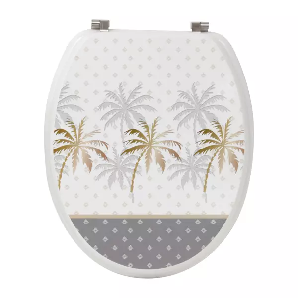 WC Sitz Florida Grau - Badzubehör - Eminza