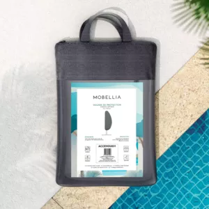 Beschermhoes waterdicht voor zweefparasol H267 cm - Grijs - Outdoor Textiel & Sfeer - Eminza