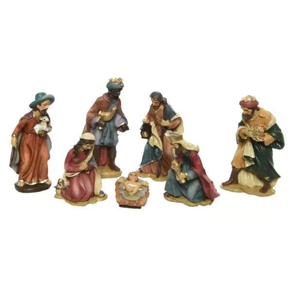 Crèche de Noël, santon de Noël pour la crèche traditionnelle, crèche de ...