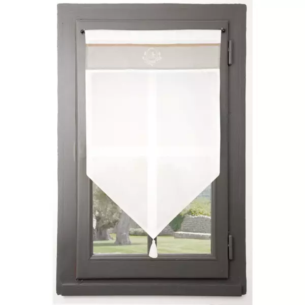Visillos para ventanas, visillos cortos, visillos en punta - Eminza