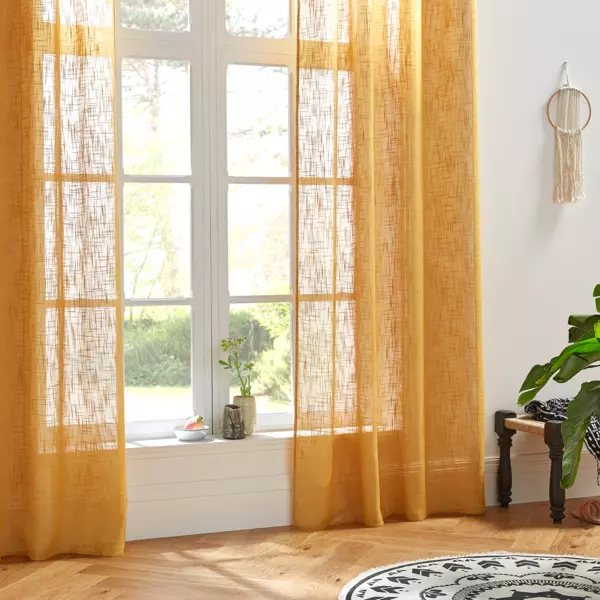 Visillos para ventanas, visillos cortos, visillos en punta - Eminza