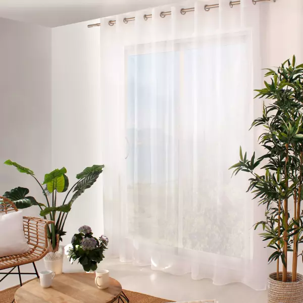 Visillos para ventanas, visillos cortos, visillos en punta - Eminza