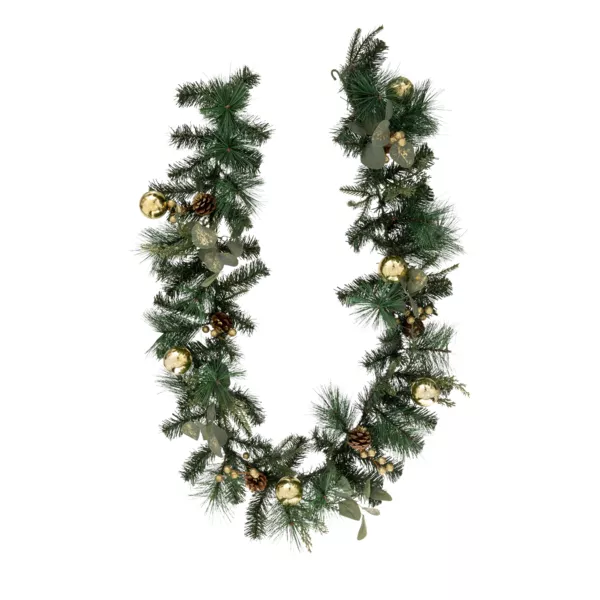 Branche de Noël, déco, couronne de Noël, décoration de Noël, porte d’entrée sur Eminza