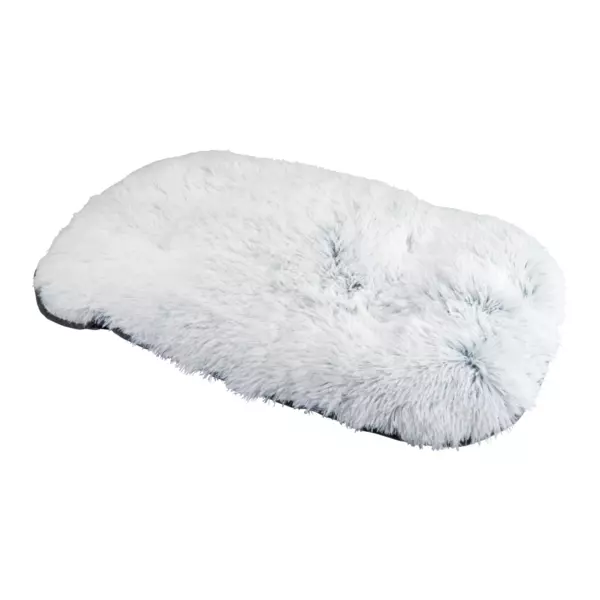 Matelas flocon réversible pour chat et chien Fluffy L87 cm Blanc chiné ...